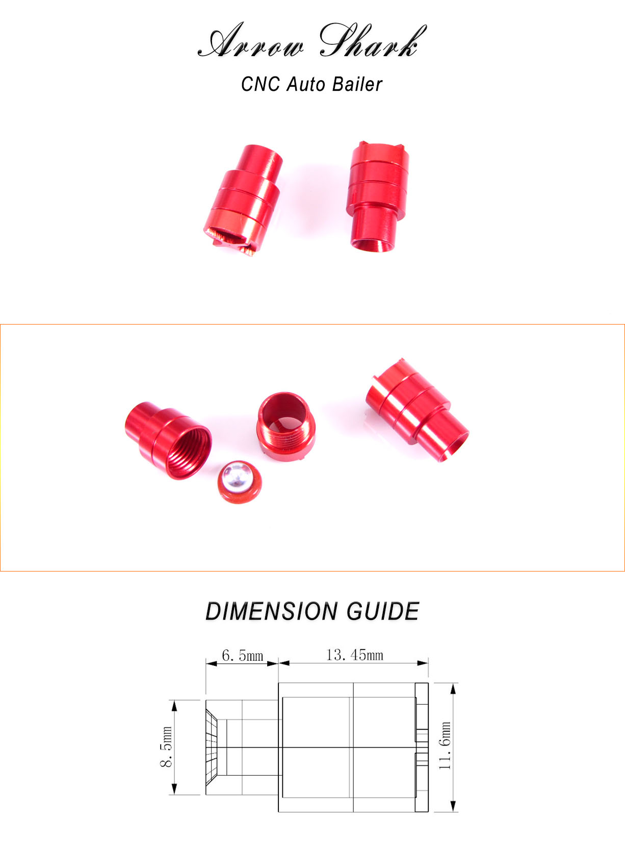 CNC Auto Bailer_Accessories_Building Supplies_Arrow Shark RC Marine